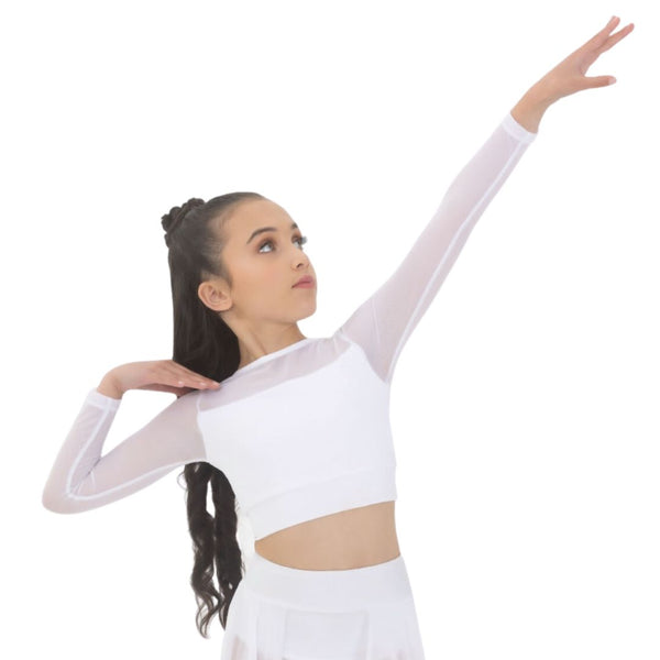 Tyler Long Sleeve Crop – Showtime Dancewear